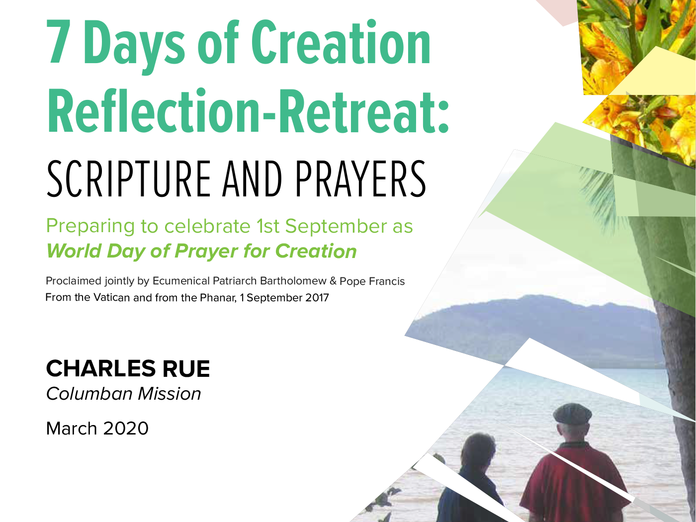 7 days of creation reflection-retreat: scriptures and prayers ...