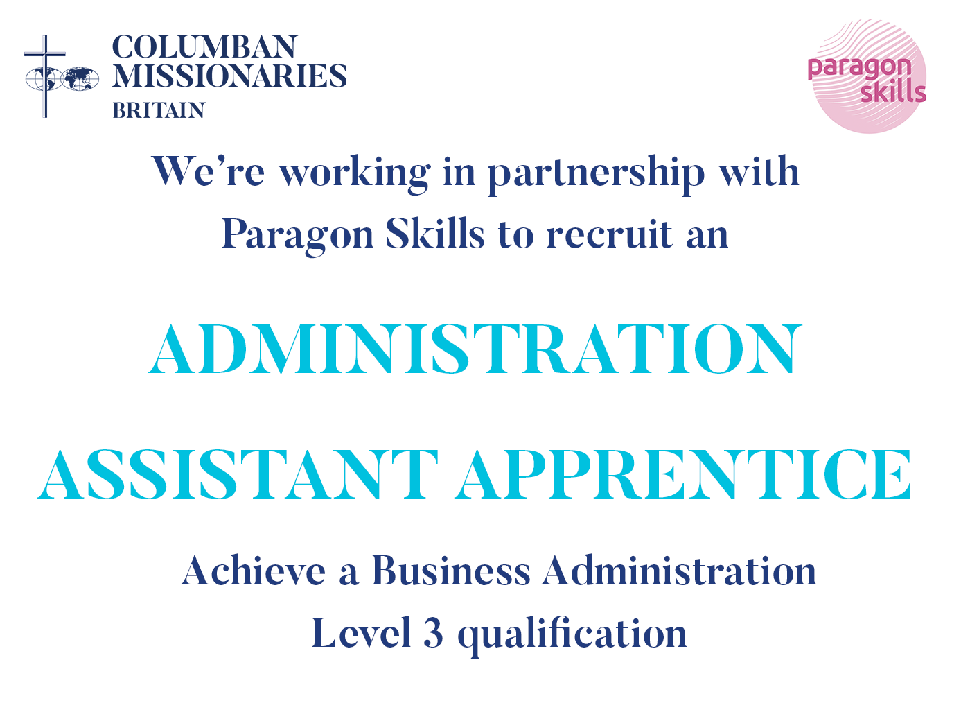 Administration Assistant Apprentice - Columban Missionaries