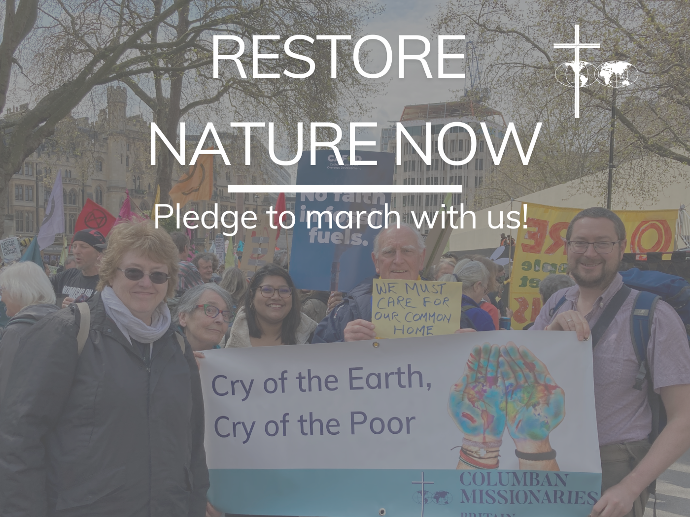 Columbans will join ‘Restore Nature Now’ march - Columban Missionaries