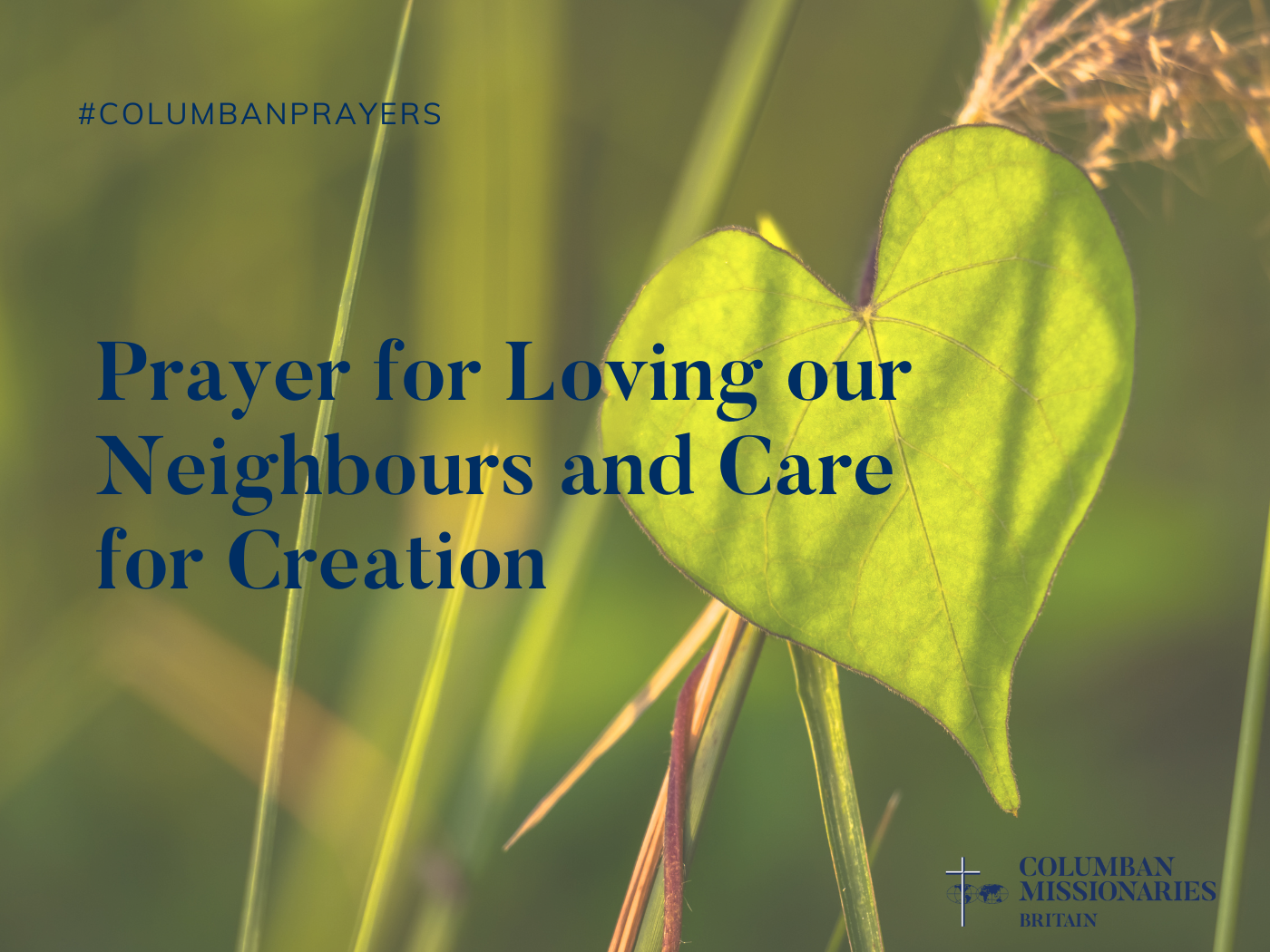 Prayer for Loving our Neighbours and Care for Creation - Columban ...